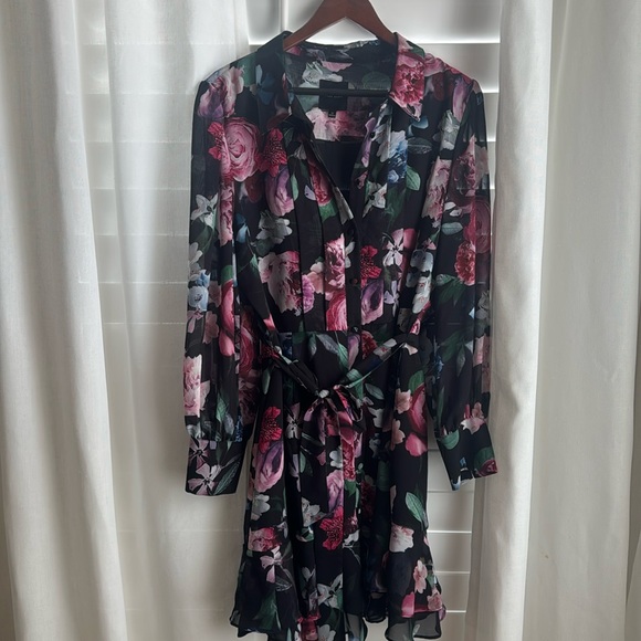 Alex Marie | Dresses | Alex Marie Jesse Long Sleeve Tie Waist Tiered ...